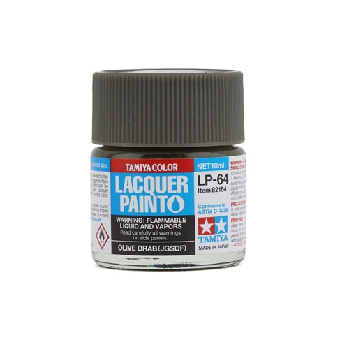 Tamiya 82164 LP-64 Olive Drab (JGSDF) Lacquer Paint (10ml)