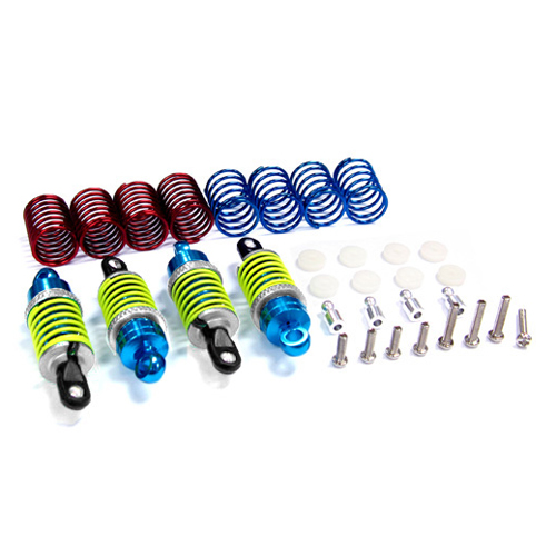 Yeah Racing DP-0001BU Alloy 50mm Damper Set (BU) For 1:10 Touring Cars ...