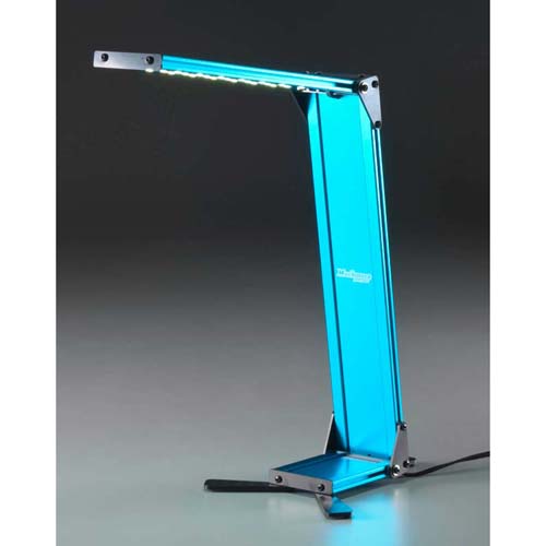 Much More MR-SLEDB Muchmore Racing 12V LED Folding Pit Light Blue