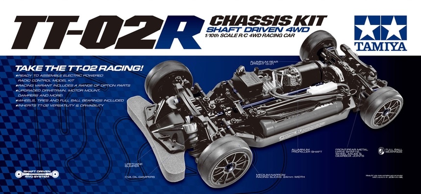 Tamiya 47326 TT-02R Chassis Kit